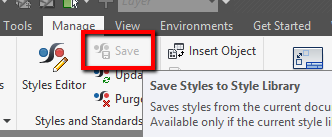 Changing Inventor Styles Library from Read-Only to Read-Write