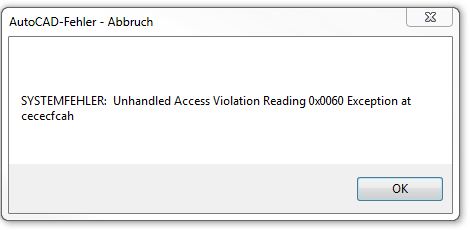 AutoCAD Plant 3D crashes when creating orthographic views