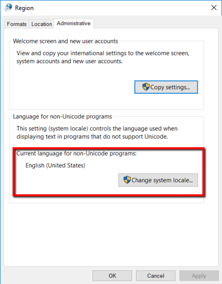 Error "An error was encountered. Please contact your system ...