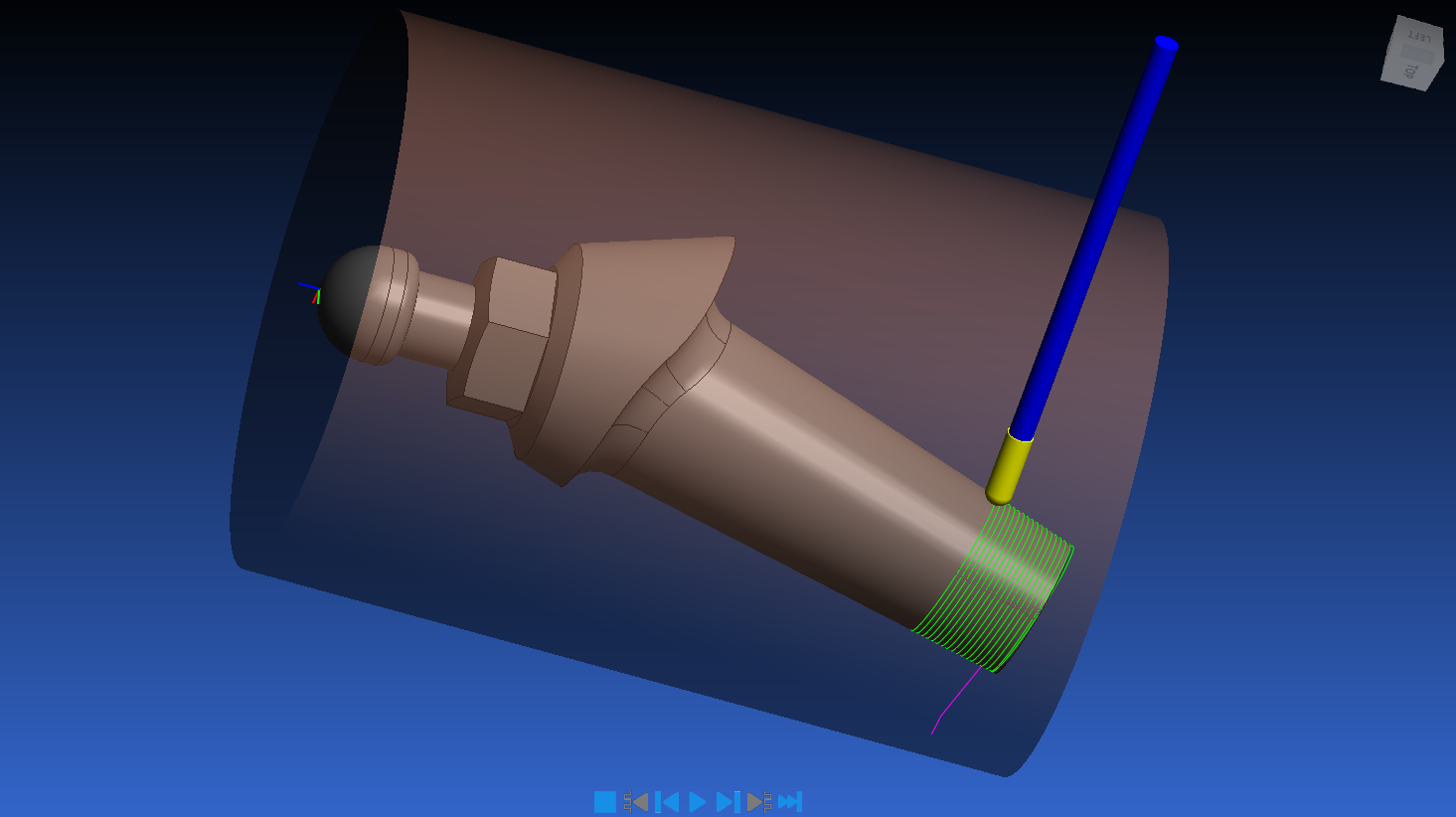 How to create an eccentric turning or milling toolpath in PartMaker