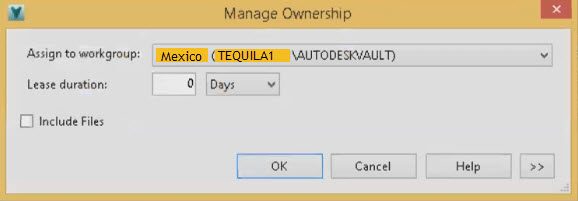 Ownership has become stuck in a Vault Workgroup replication and files cannot check out