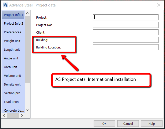 How to change the Project Data headings and the attribute names in ...
