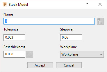 How to create a stock model in PowerMill
