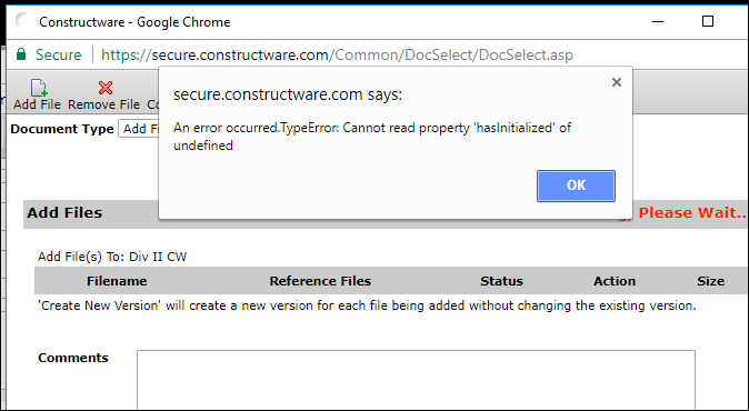 Erreur : "Une erreur s'est produite. TypeError : "Impossible de lire la ...