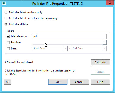 How to configure Vault to index the properties and content of .pdf files