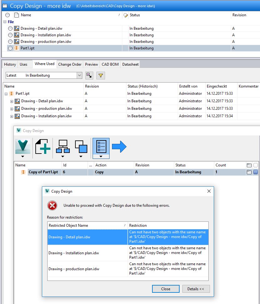 Cannot Have Two Objects With The Same Name Appears While Using