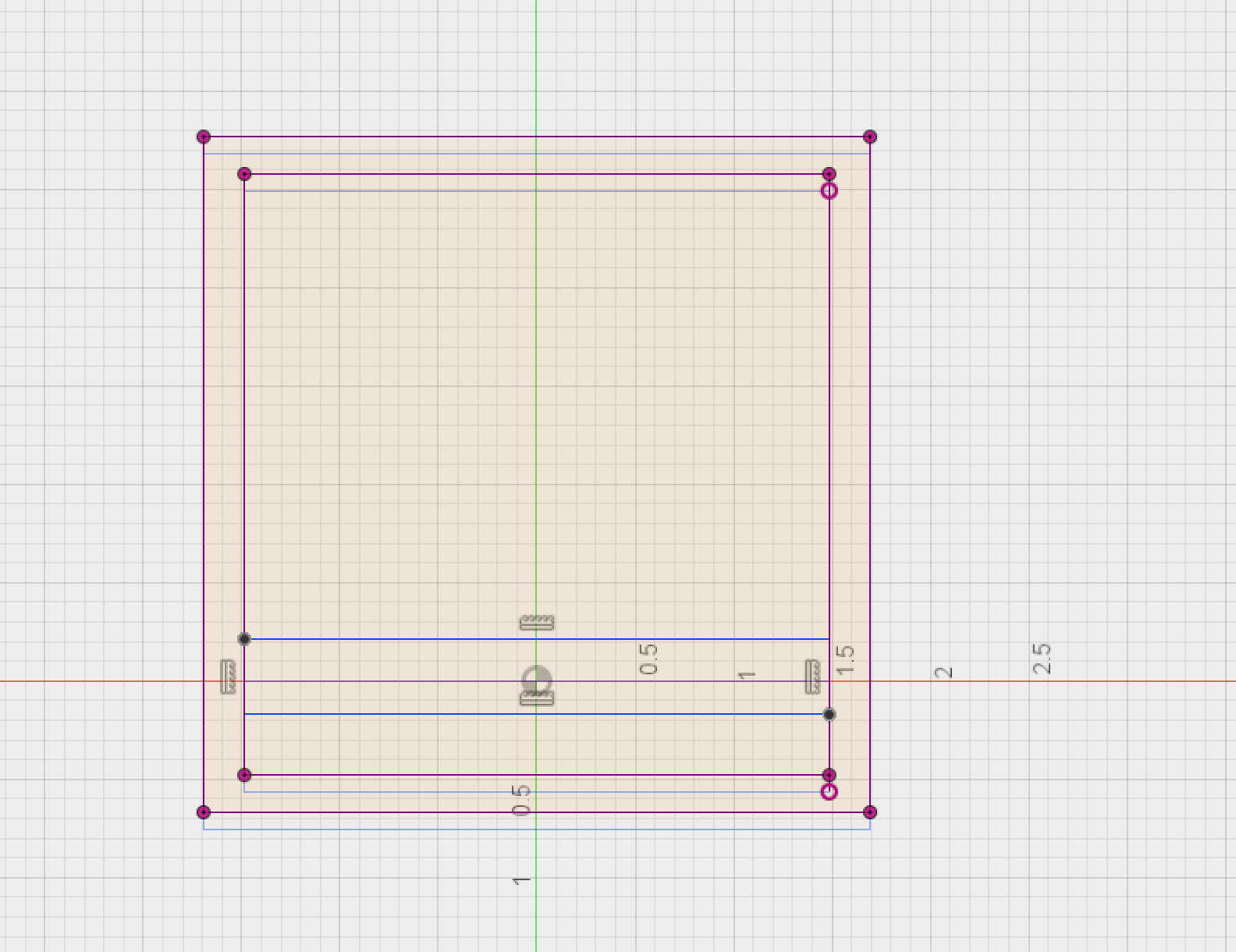 Can you turn off the visibility of projected sketch geometry in Fusion 360?