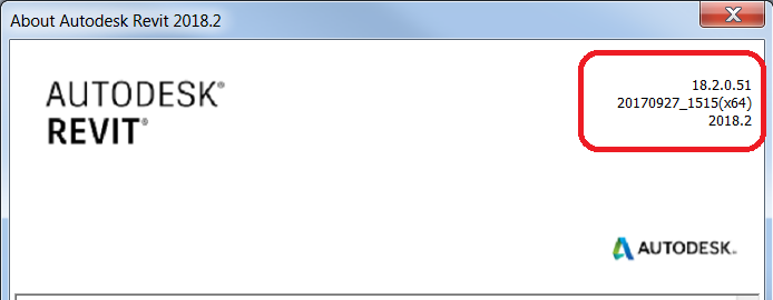 How to tie the Build number with the Revit update