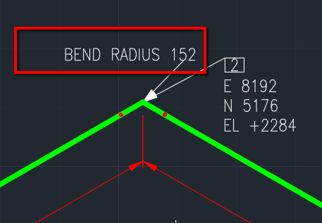 How to remove the "Bend Radius"-annotation in an isometric drawing in AutoCAD Plant 3D