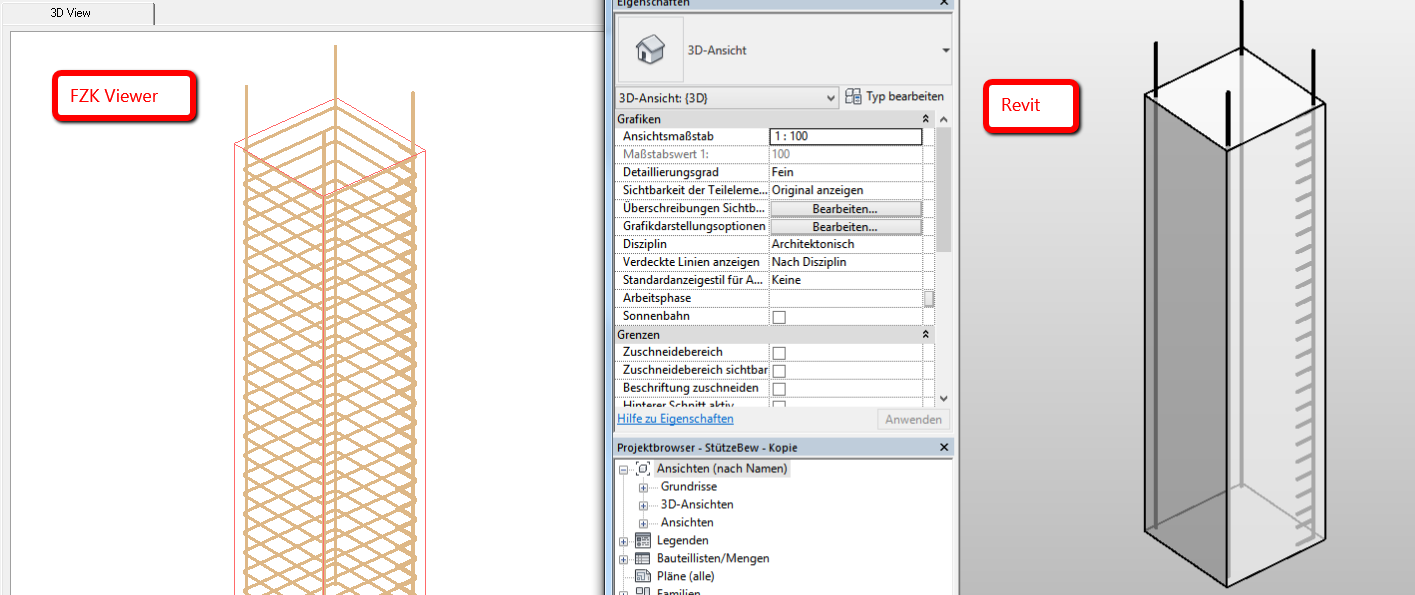 Revit: Incomplete reinforcement import from Allplan to Revit
