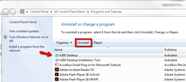 ‘A360 Desktop 만료‘ 알림을 끄는 방법