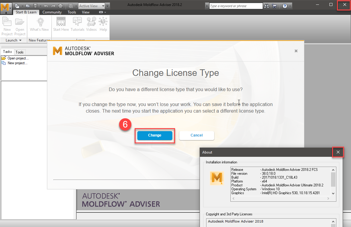 如何从 Moldflow Adviser 试用版升级到网络许可
