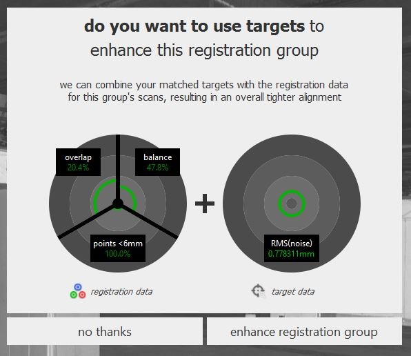 How to enhance scan registration using targets in ReCap Pro