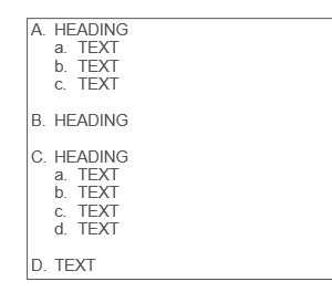 How to add blank lines to text list without restarting numbering or ...