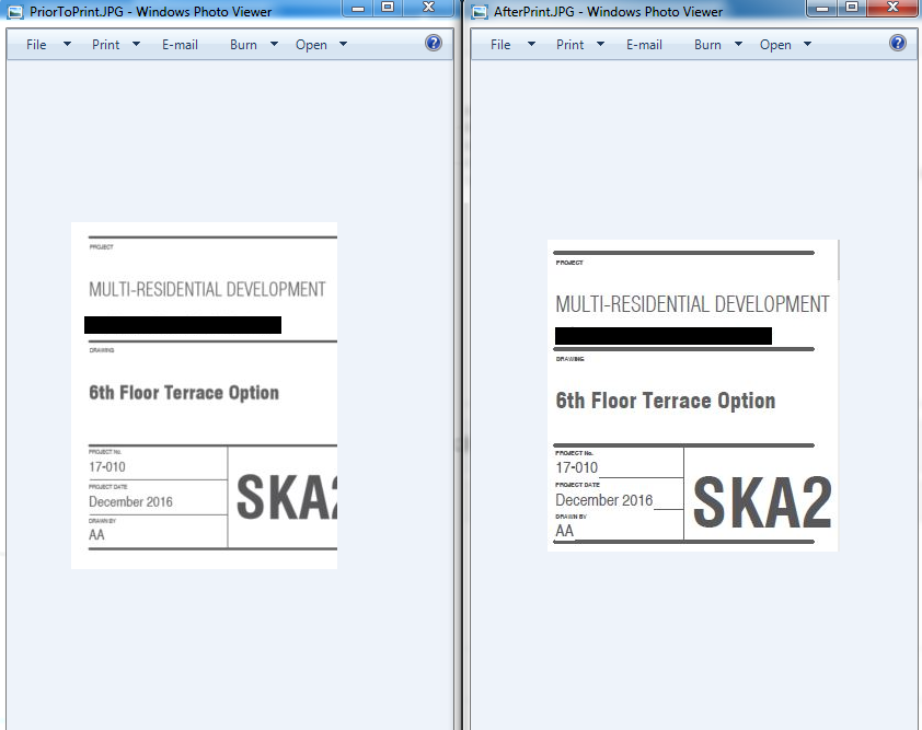 Text appears larger and/or overlapping in print preview and prints in Revit