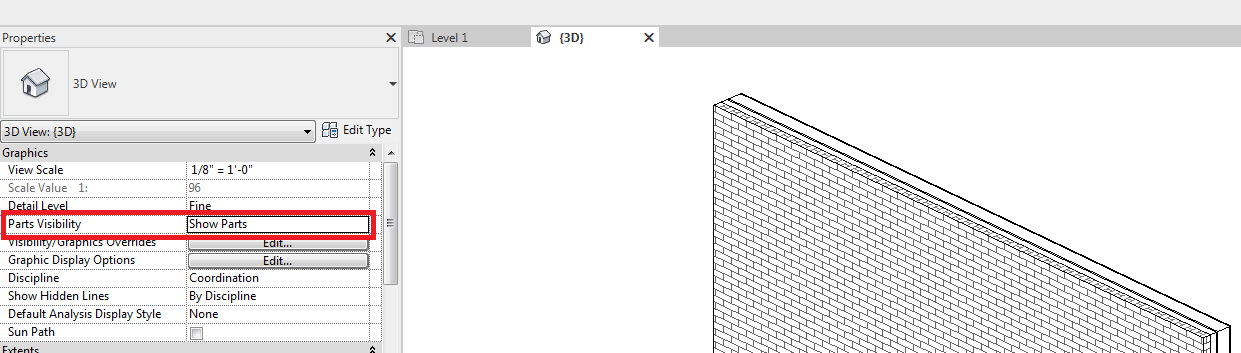Wall Material area is not correct when family with void cuts wall in Revit