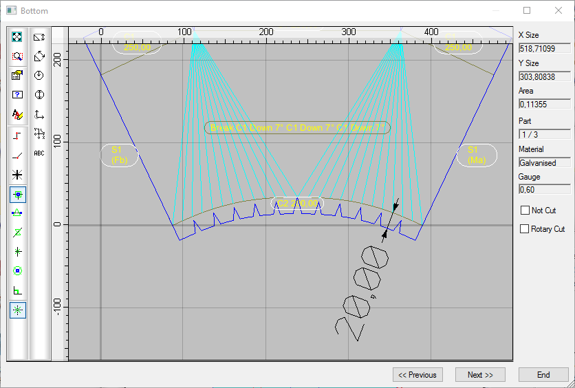 Missing Marker Notches on pattern CID 8 Square To Round in CAMduct