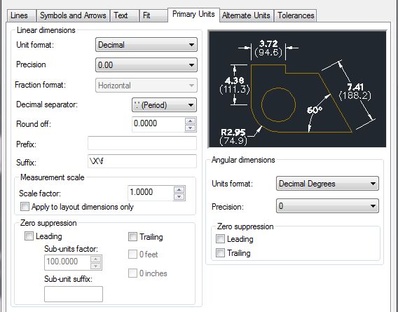 How To Change Dimension Brackets To Parenthesis In AutoCAD AutoCAD 2019 Autodesk Knowledge 