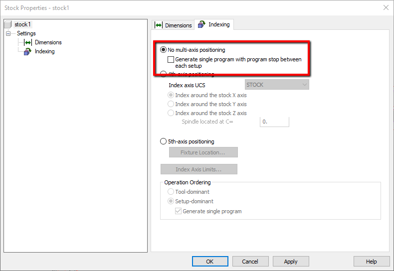 Come generare programmi individuali per ogni setup in FeatureCAM