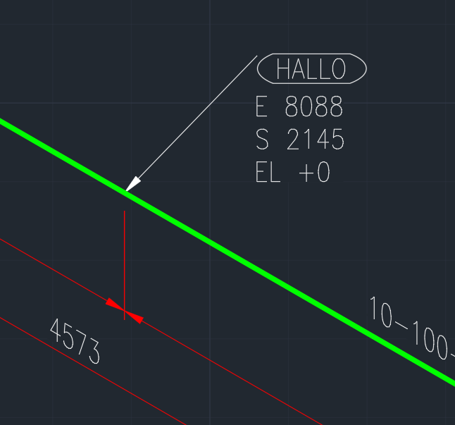 How to display the coordinates together with an Iso Message in AutoCAD ...
