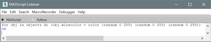 How to assign random colors to scene objects in 3ds Max