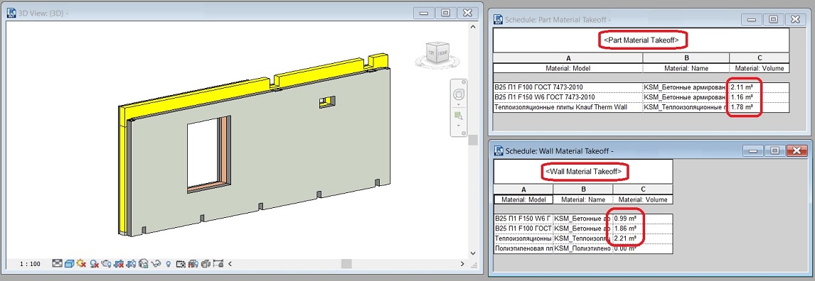For compound wall after join or for such wall with voids the Material ...