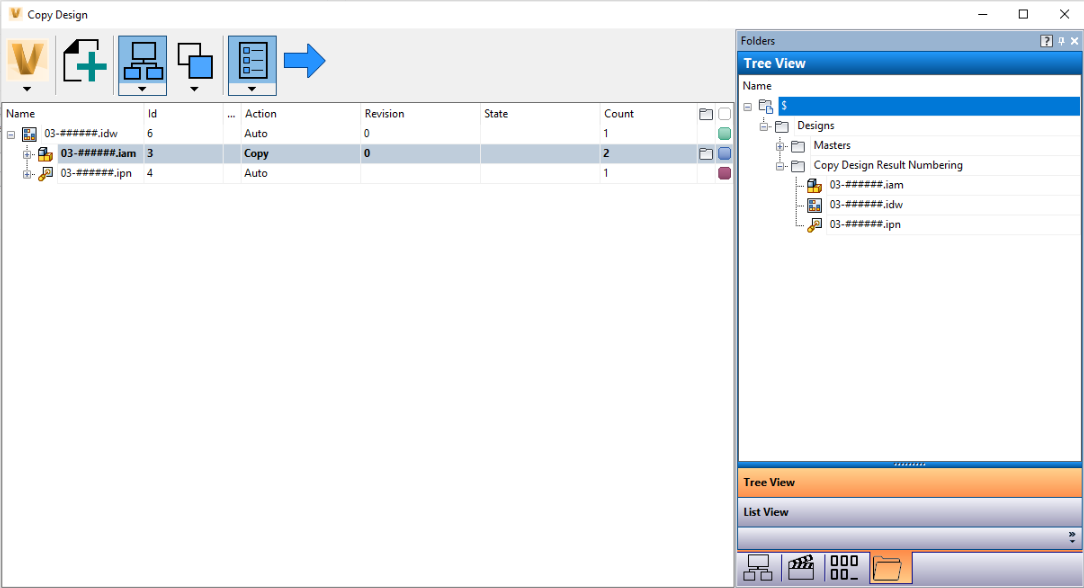 Vault 中的 Copy Design 创建文件名中包含 # 的工程图文件