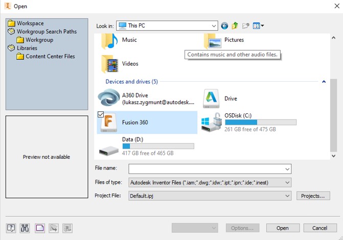 How To Import A Fusion 360 Design In Inventor And Keep It Linked