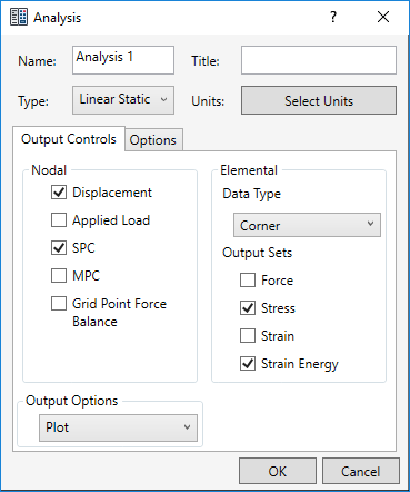 How to output strain energy in a Nastran analysis
