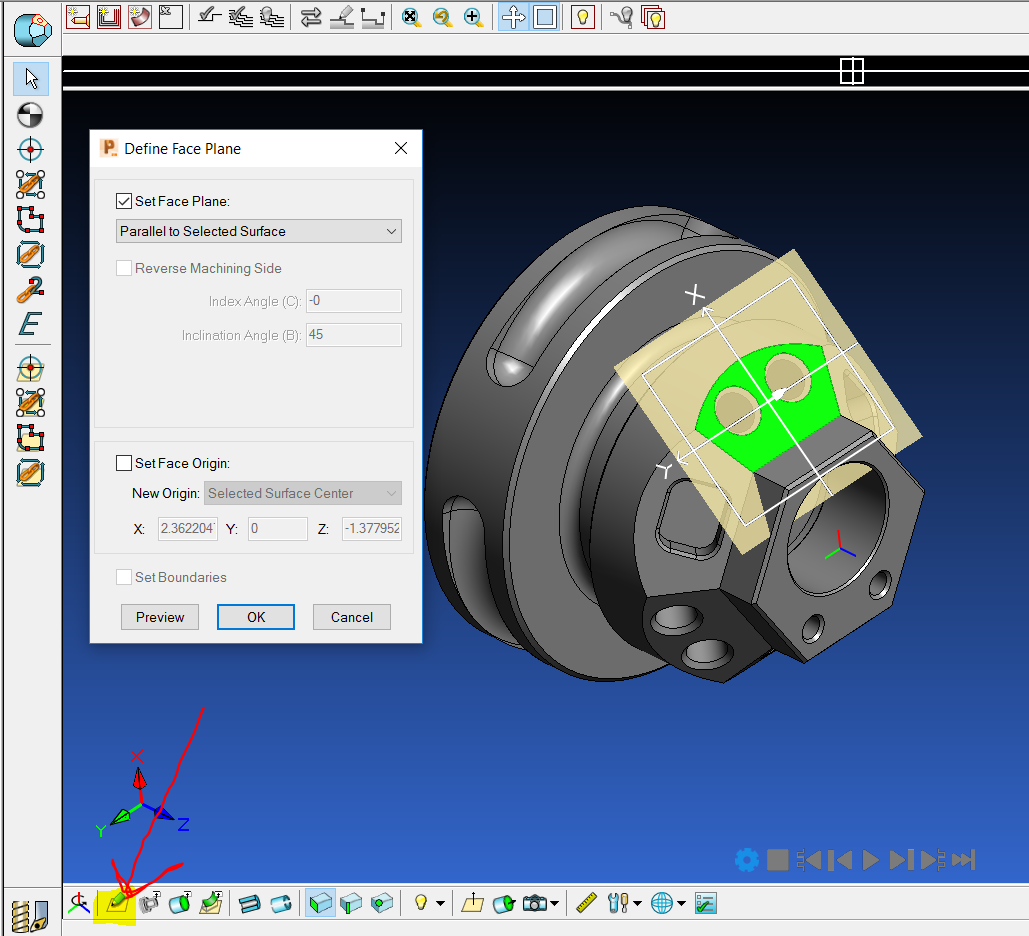 How To Create a 5-Axis Plane in PartMaker