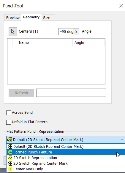 Specific Sheet Metal Flat Pattern has hidden lines on an Inventor Drawing