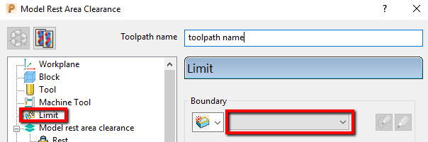 Model Rest Area Clearance toolpath does not detect all the left over material in PowerMill