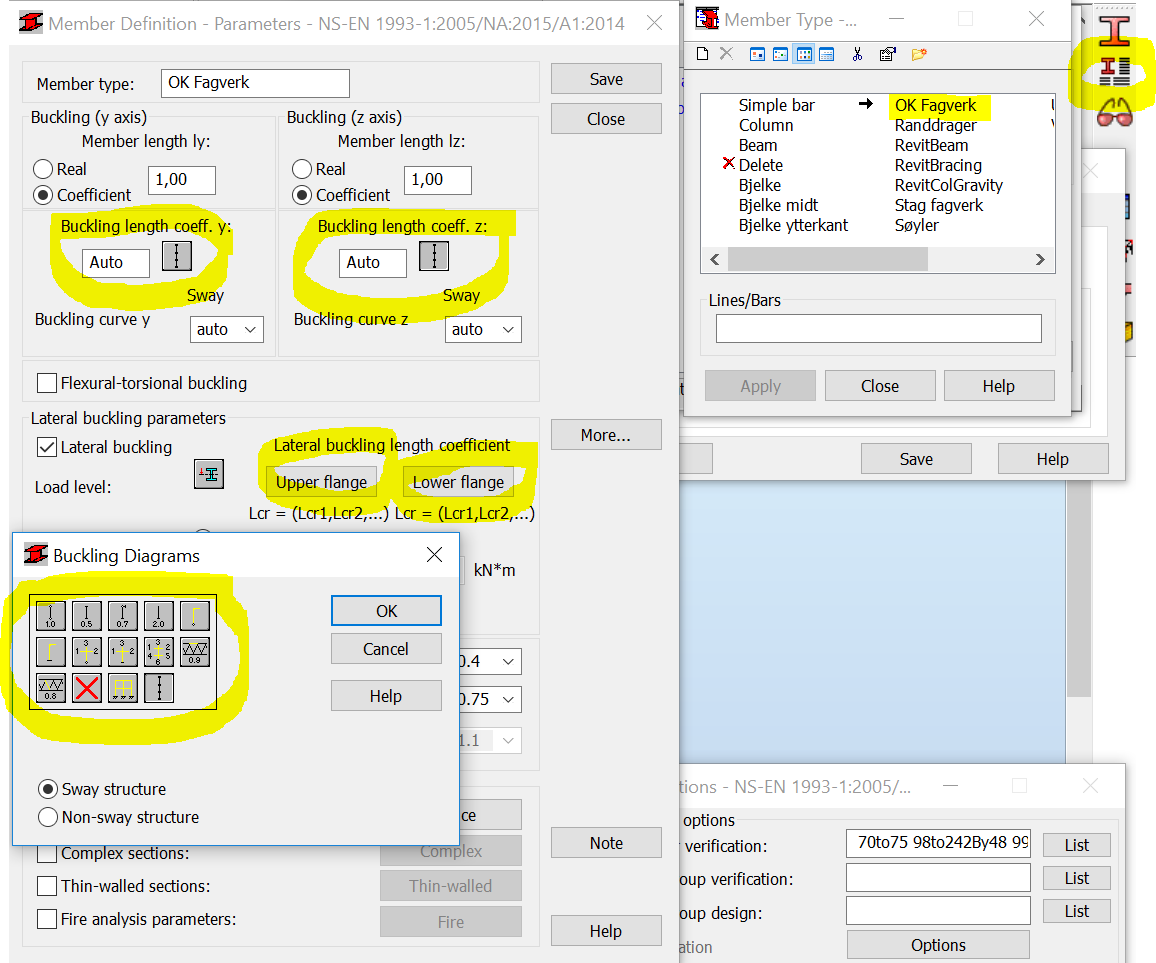 Too large efficiency ratio and incorrect section reported for steel member verification in Robot ...