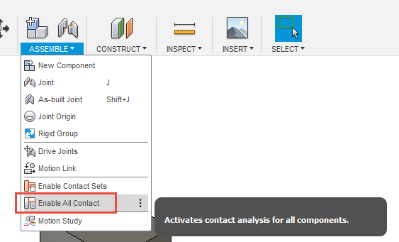 Enabling all Contact Sets cause performance issues in Fusion