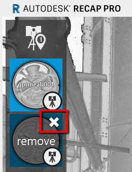 How to remove a scan from registration in Recap