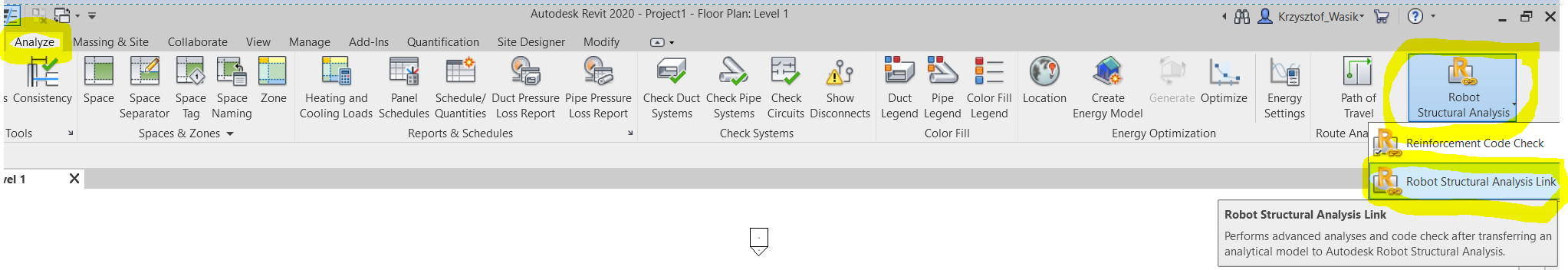 How to transfer models between different versions of Revit Structure and Robot Structural Analysis