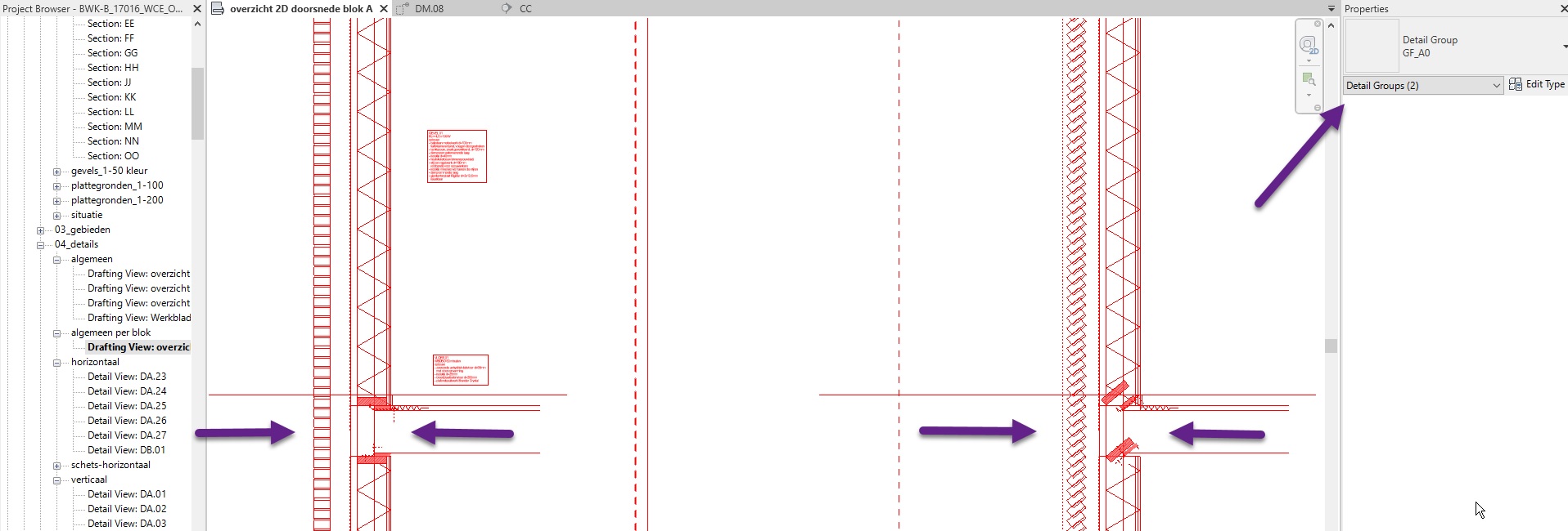 Some elements in Detail Group rotated in the instance of it created ...
