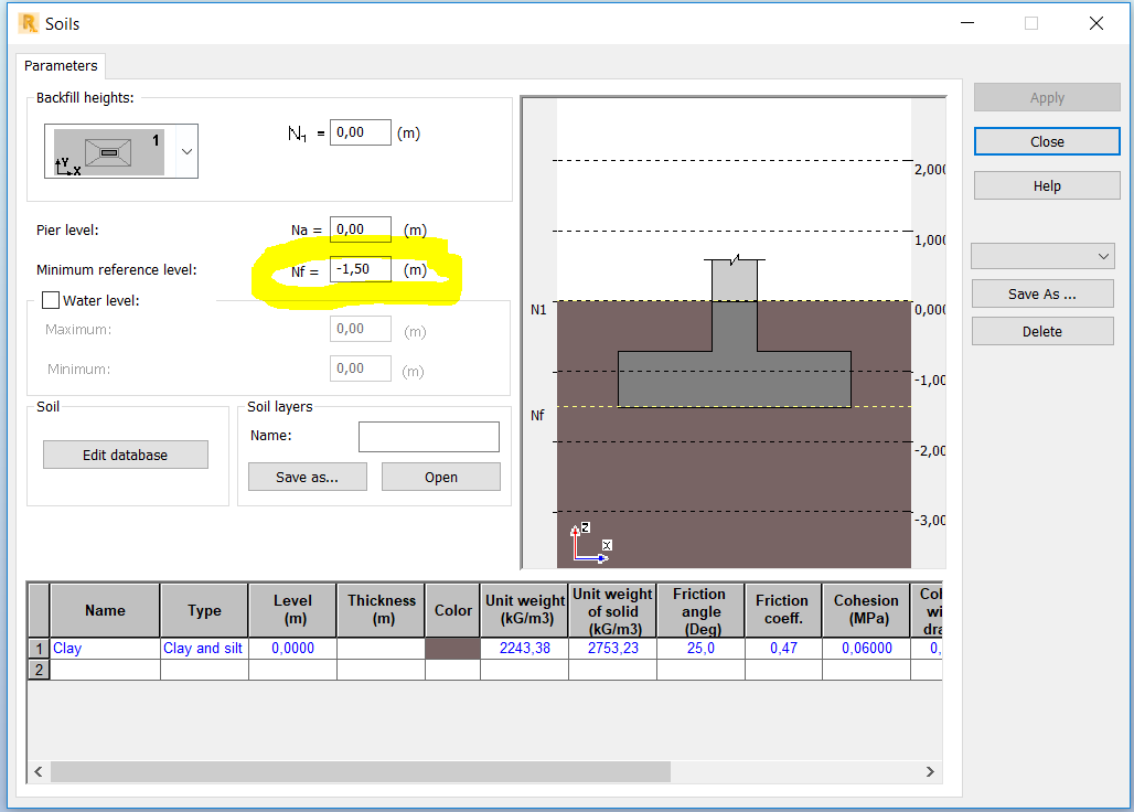 How is soil capacity calculated, according EC7 semi empirical stress limit method, in Robot ...