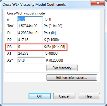 Significant variation in pressure results between Moldflow and reality