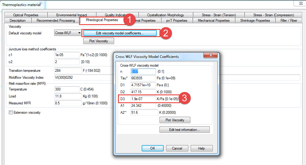 Significant variation in pressure results between Moldflow and reality