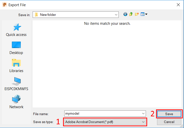 How to create a 3D PDF file in PowerShape