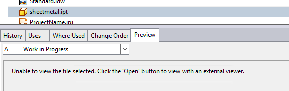  Unable To View The Selected File When Trying To Open The Preview Tab To View CAD Files In 