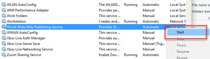 Comment configurer le service de publication World Wide Web des serveurs Vault pour qu'il ...