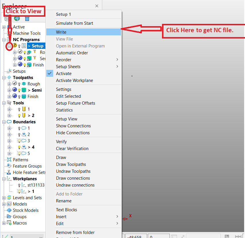 How to create a single ISO file using multiple toolpaths in PowerMill