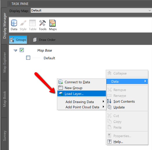 FDO connected polygon labels do not display when zoomed out or not ...
