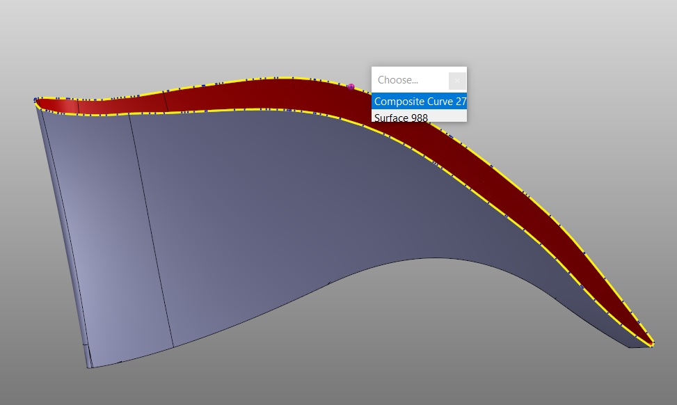 How to extend surface edge in PowerShape