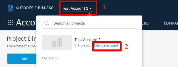 Cannot see some services when logging in to an account on BIM 360
