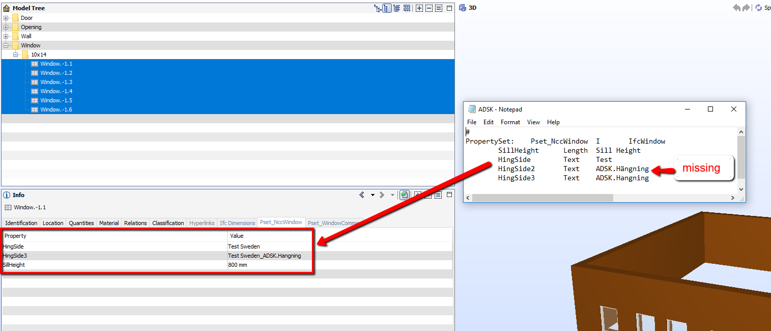 IFC Export user defined property set - Problem with special characters