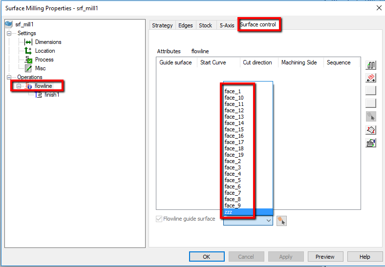 Tpdmk01 Dmk Toolpath Error Cannot Produce Toolpath No Surfaces Selected In Featurecam Flowline