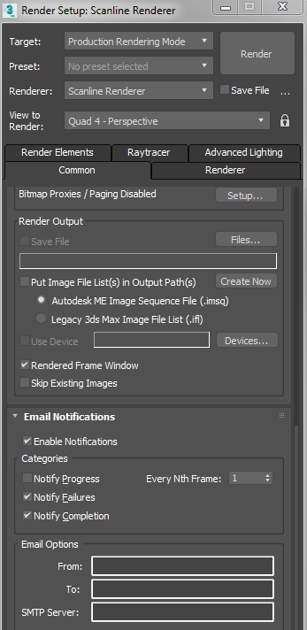 How to get 3ds Max or Backburner to email render notifications